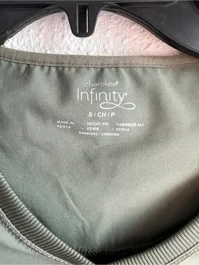 Cherokee | Tops | Womens Cherokee Olive Green Scrub Top | Poshmark